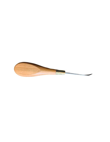 Curved Tip Awl, for Sewing with Strips or Cords