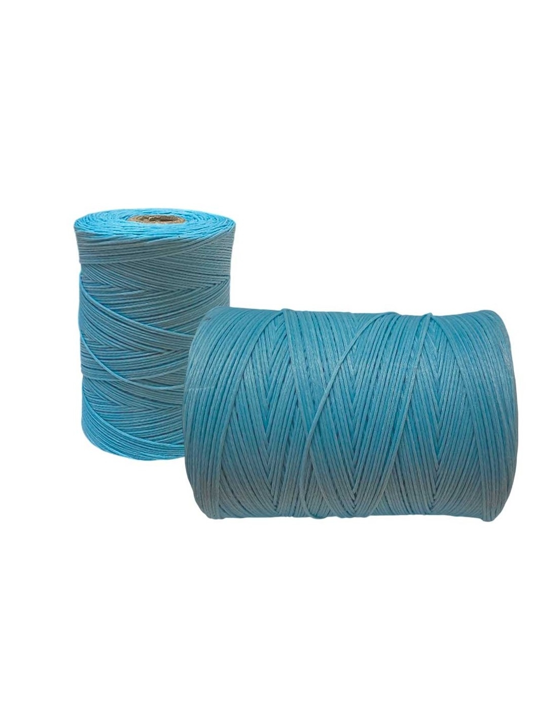 Light Blue Waxed Leather Sewing Thread